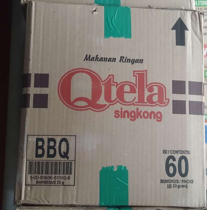 Jual Qtela Singkong Qtela Keripik Singkong Qtela 1 Dus Isi 60bungkus X ...