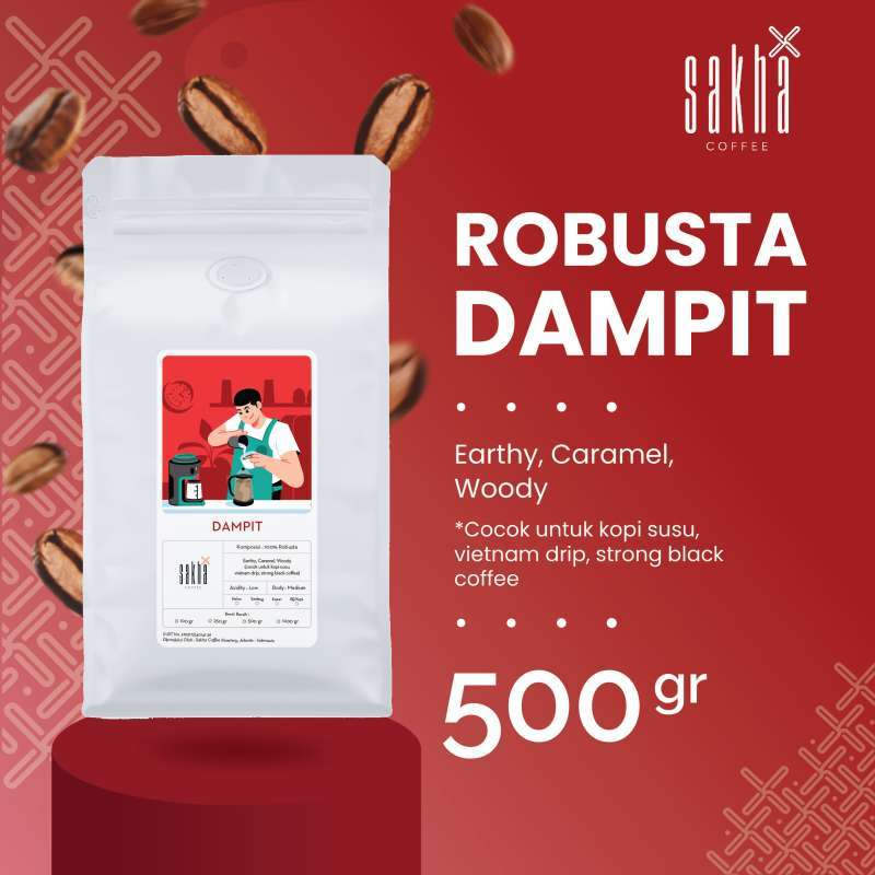 Promo Kopi Fine Robusta Dampit Malang Coffee Roast Beans Espresso 500 ...