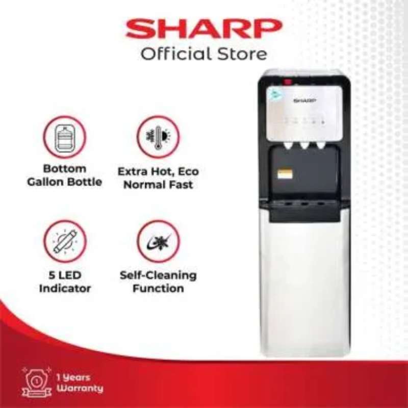 Jual Sharp Dispenser Galon Bawah SWD-88EHL-SL / SWD88EHL (Night Lamp) di Seller KOSAMBI ...