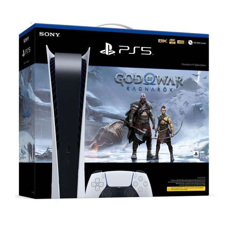 Jual PlayStation 5 digital version God of War Ragnarok Bundle Ps5 di Seller Dragon Games ...