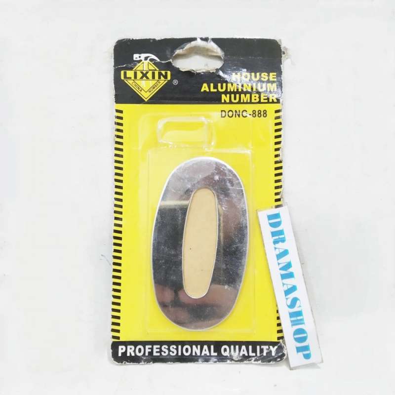 Jual Nomor Angka No Rumah 0 1 2 3 4 5 6 7 8 9 Bahan Plat Besi Steinless ...