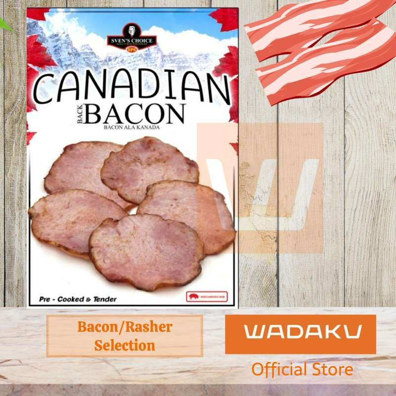Jual Sven's Choice Canadian Back Bacon 250g Bagel Sized Lean Bacon ...