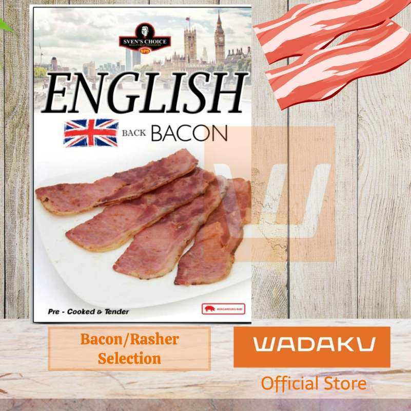 Jual sven's choice ENGLISH BACK BACON NON SMOKED 250g di Seller Wadaku ...