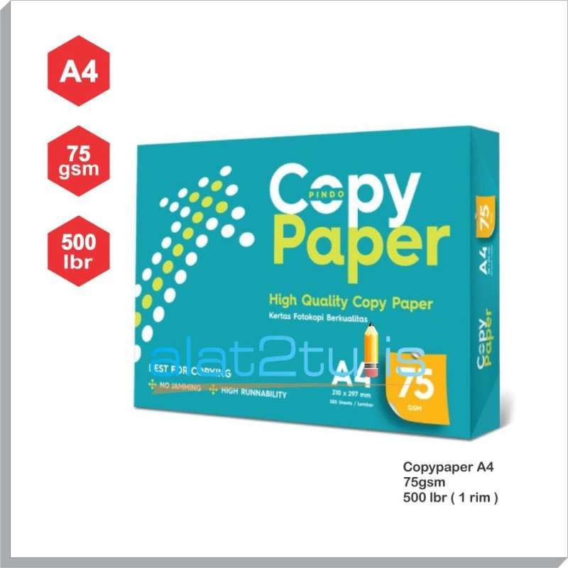 Jual HVS kertas A4 75 grm Copy & laser paper putih white di Seller ...