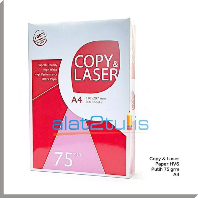 Jual HVS kertas A4 75 grm Copy & laser paper putih white di Seller ...