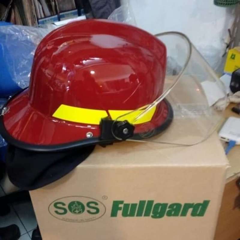 Jual Helm Pemadam Sos Bullard Merah Helmet Pengaman Kepala Di Seller ...
