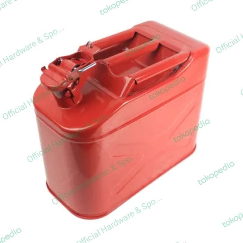 Jual krisbow jerry can metal red 10 L/ jerigen besi di Seller Aizen ...