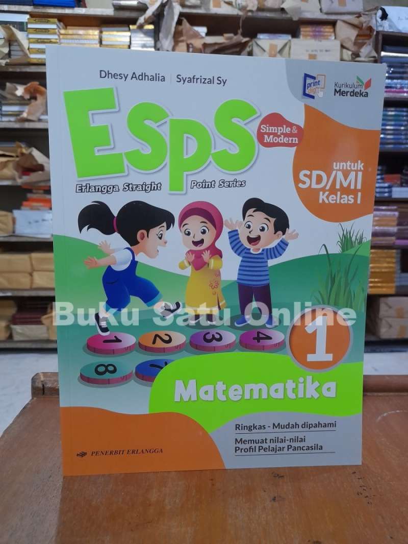 Promo ESPS Matematika Kelas 1 SD Kurikulum Merdeka Erlangga Diskon 23% di Seller Ken Book - Jati ...