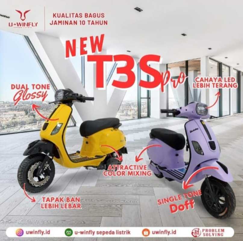 Jual Uwinfly Motor Listrik T3s Pro - Kuning Di Seller Cv. Mitra Mandiri ...