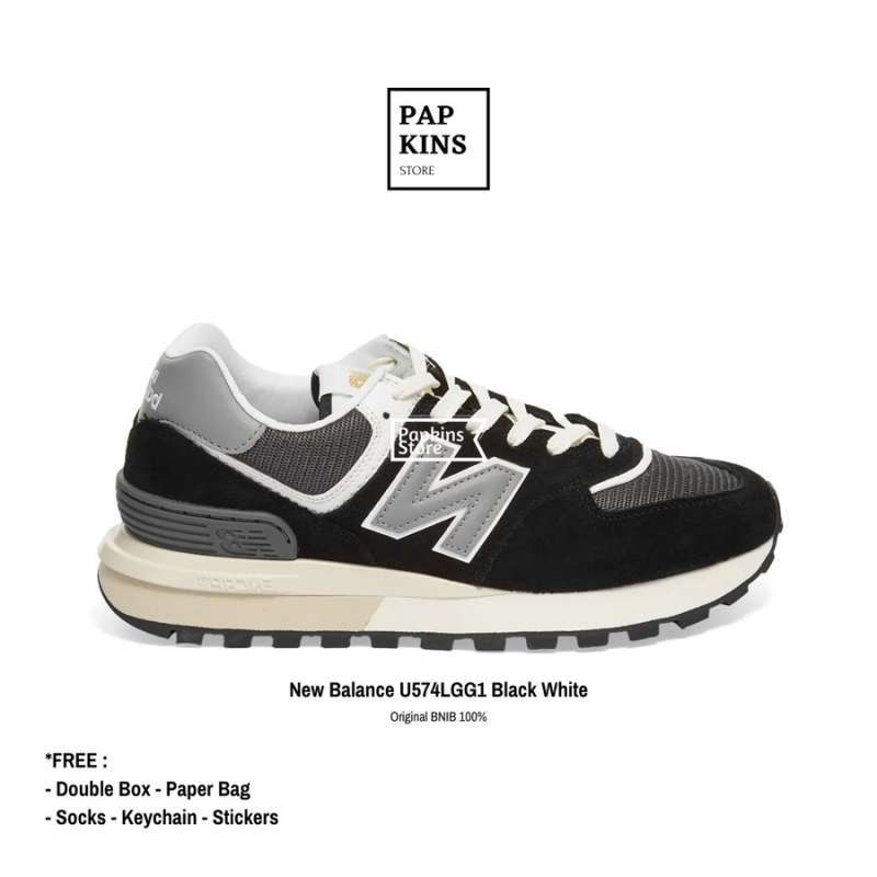 Jual Sepatu New Balance 574 Legacy Black White / Sneakers New Balance ...