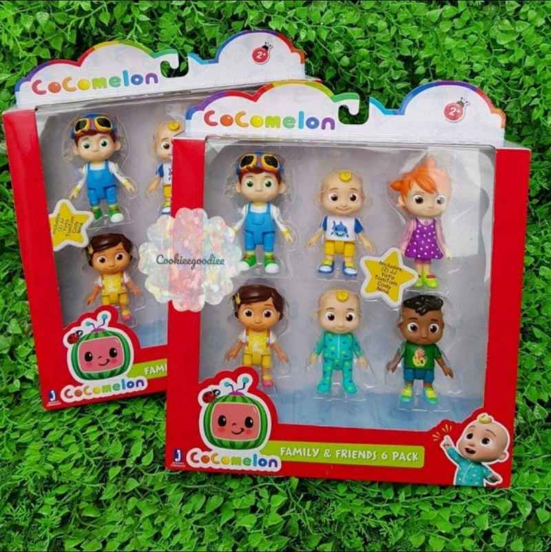 Jual Cocomelon Friends & Family Figure 6 Pack di Seller cookieegoodiee ...