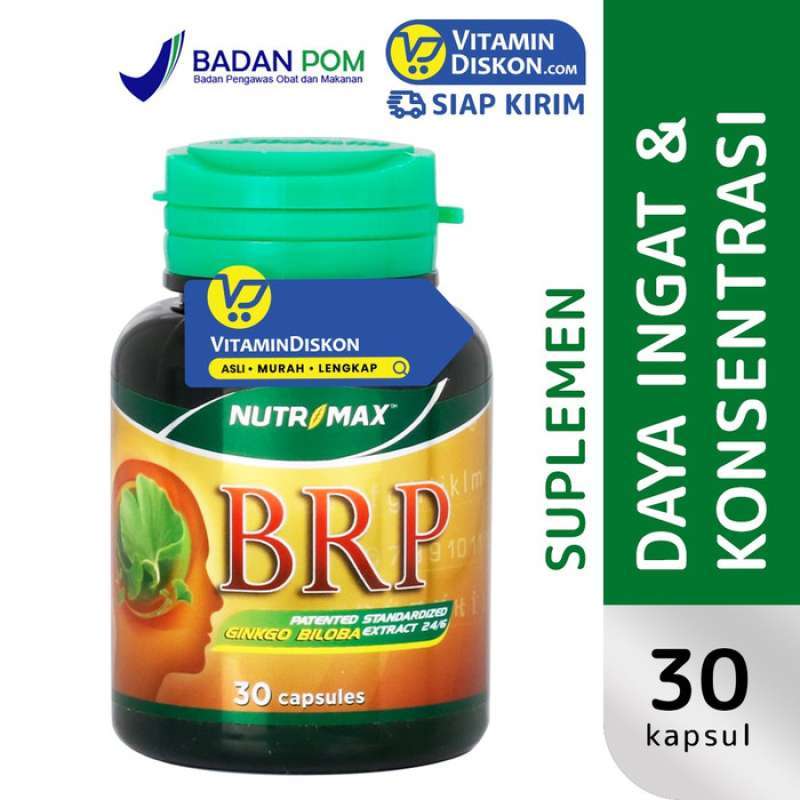 Jual Nutrimax BRP Untuk Konsentrasi dan Daya Ingat - 30 Caps di Seller ...