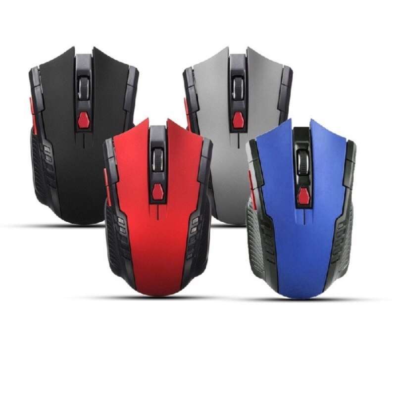 Jual WIRELESS GAMING MOUSE 6D 2.4GHz mirip FANTECH - BLACK, RED 1 pcs ...