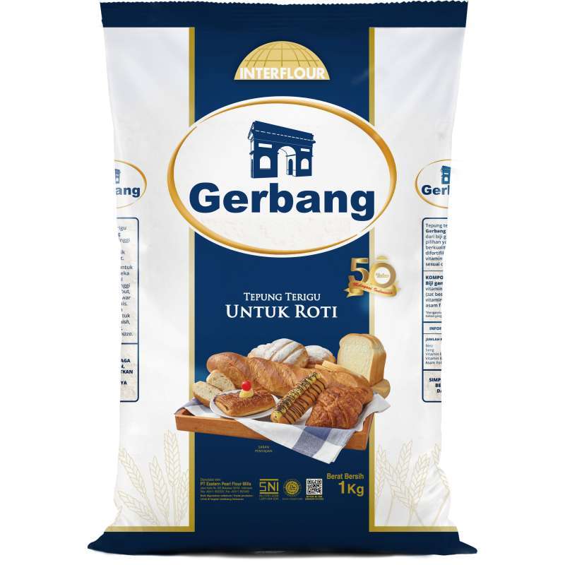 Jual Tepung Terigu GERBANG 1KG INTERFLOUR di Seller Interflour ...