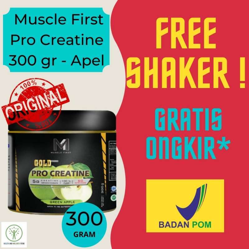 Promo MUSCLE FIRST M1 PRO CREATINE 300 GR - RASA APEL Diskon 4% di ...
