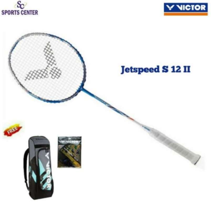 Jual Victor Jetspeed S 12 II Raket Badminton - Blue [3u] di Seller ...