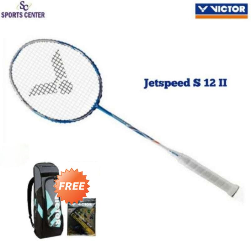 Jual Victor Jetspeed S 12 II Raket Badminton - Blue [4u] di Seller ...