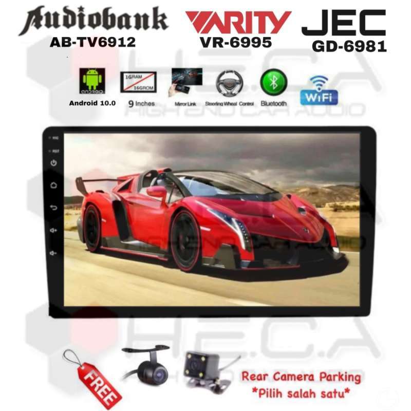 Jual Head Unit Android 9 Universal Double Din Tape Audio Mobil + camera ...