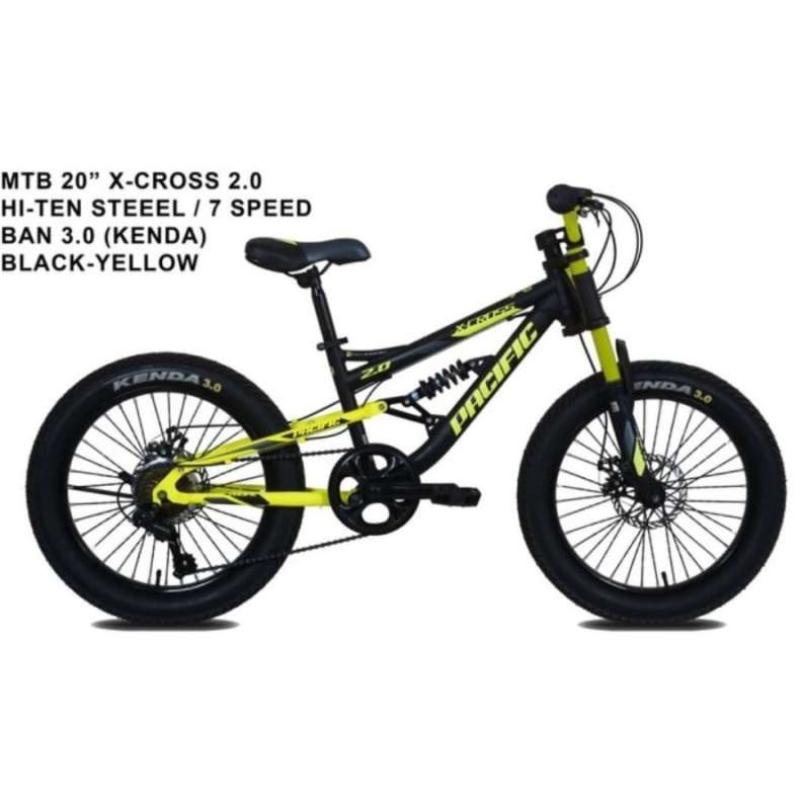 Promo PACIFIC MTB 20 X-Cross 2.0 sepeda MTB 20 inch X-cross Diskon 5% ...