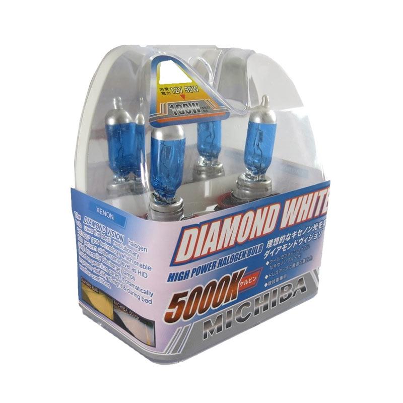 Promo MICHIBA Diamond White H4 Bohlam Lampu - Putih [12V / 60-55W ...