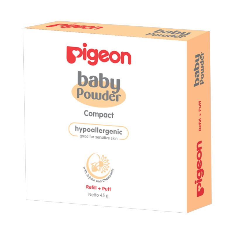 Jual Pigeon PR061202 Chamomile Baby Powder Cake [45 g/Refill] di Seller ...