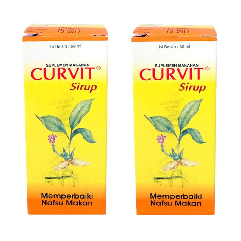 Jual Daily Deals - Curvit Syrup Suplemen Makanan [60 mL/ 2 botol] di ...