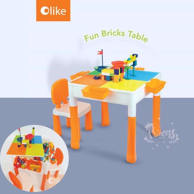 Jual Olike Fun Bricks Table Edu Toys - Mainan Lego Set Di Seller ...