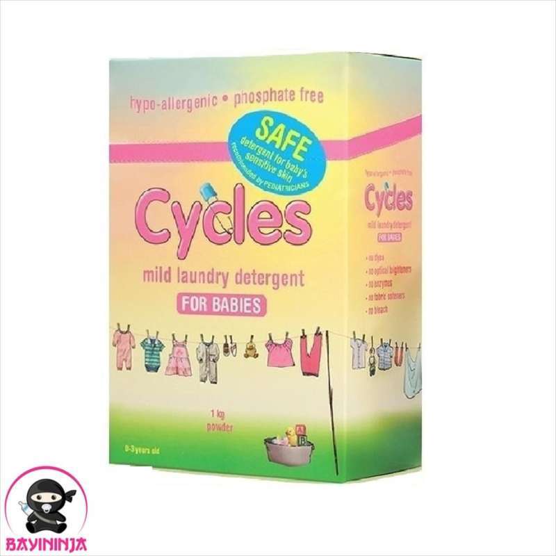 Jual CYCLES Baby Powder Detergent 1 kg di Seller BAYININJA Official ...