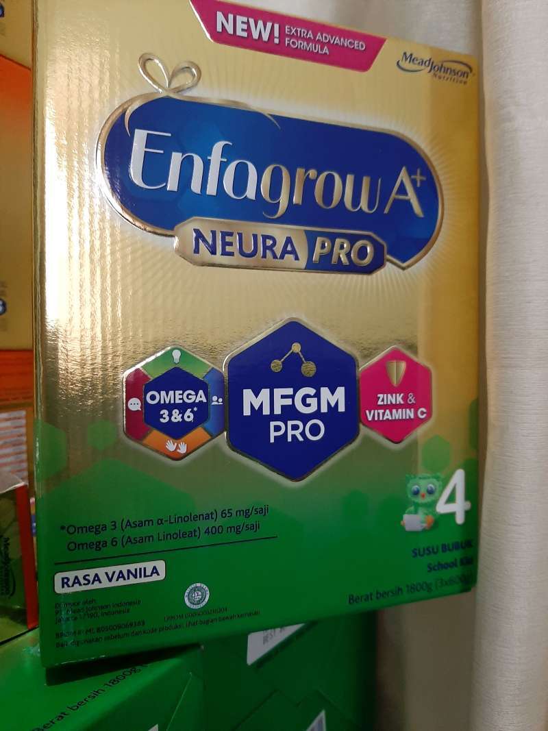 Jual Enfagrow 4 rasa vanilla kemasan 1800 gram di Seller JPK Shop - Kab ...