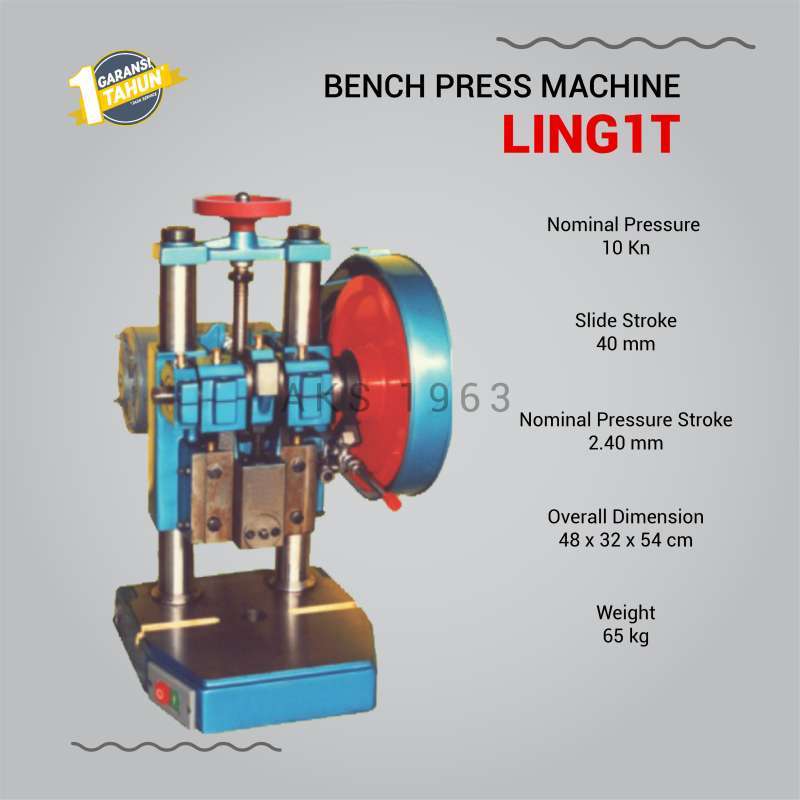 Jual Mesin Press Pond - Bench Press - LING-1T - AKS Importir Aneka ...