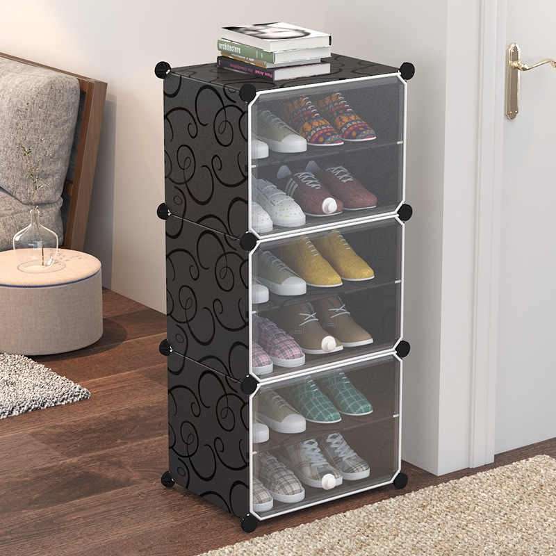 Promo Rak Sepatu Multifungsi 6 Tingkat - DIY Plastic Shoe Storage ...