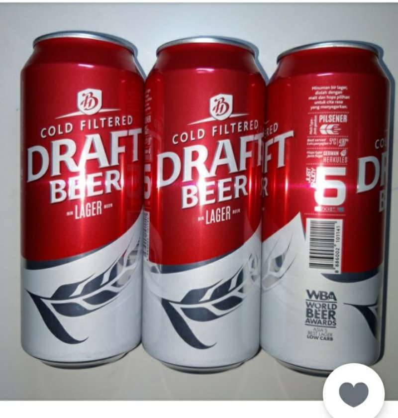 Jual Bir Bali Hai Draft 500ml isi 12can di Seller Bintang Utara - Kota ...