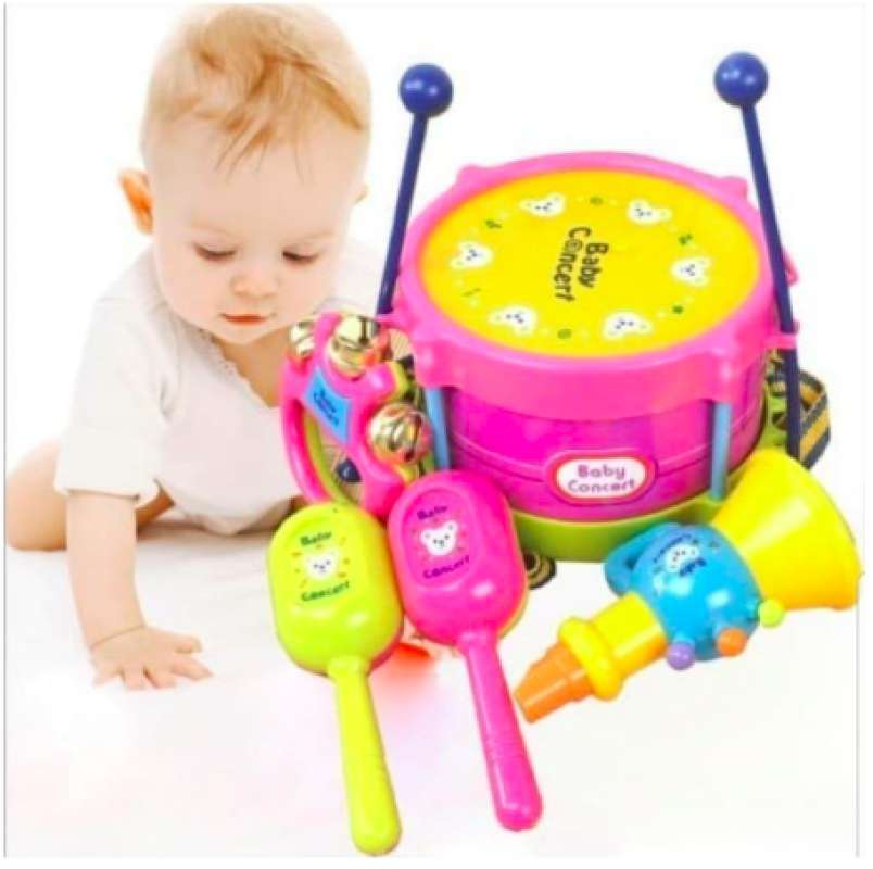 Promo MAINAN ANAK DRUM SET MUSICAL INSTRUMENT SET BELAJAR MUSIK ...