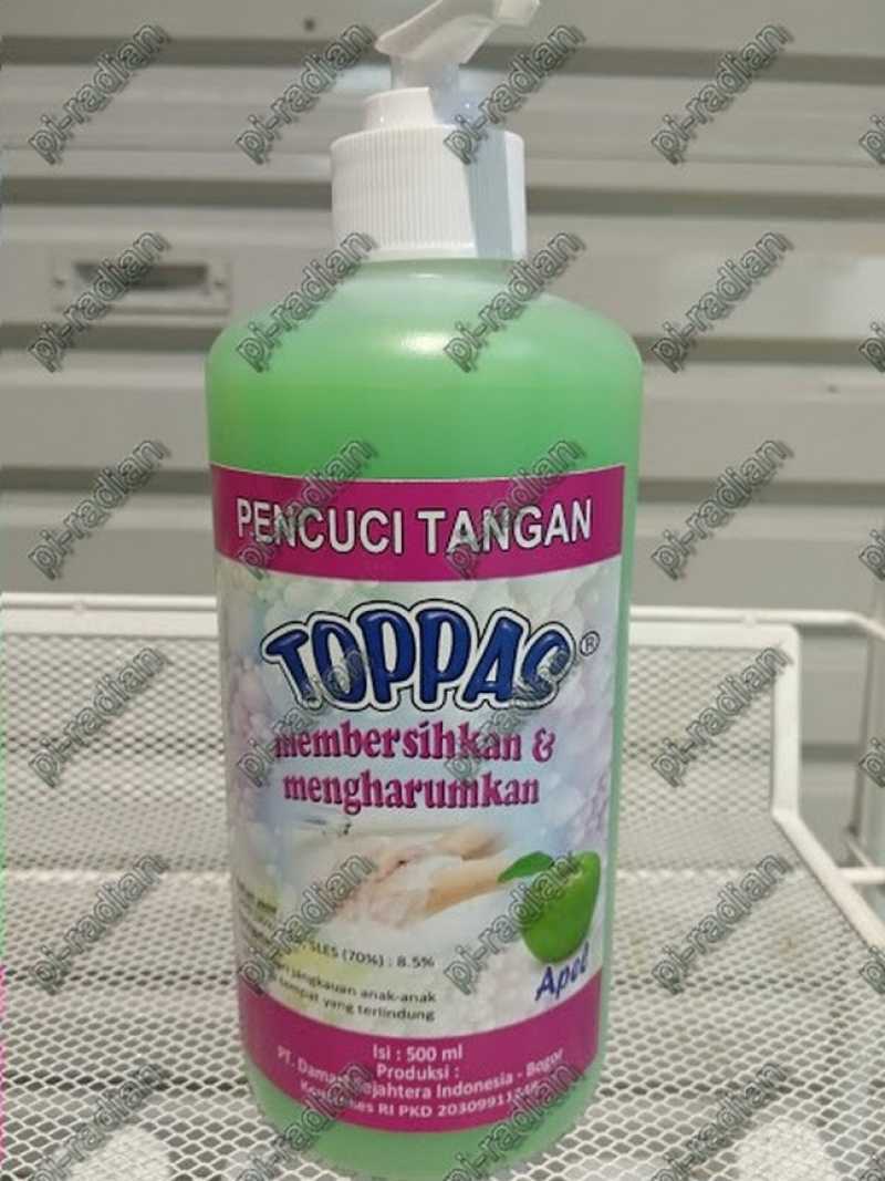 Jual TOPPAS hand soap sabun cuci tangan pump spray ( jasmine melati ...