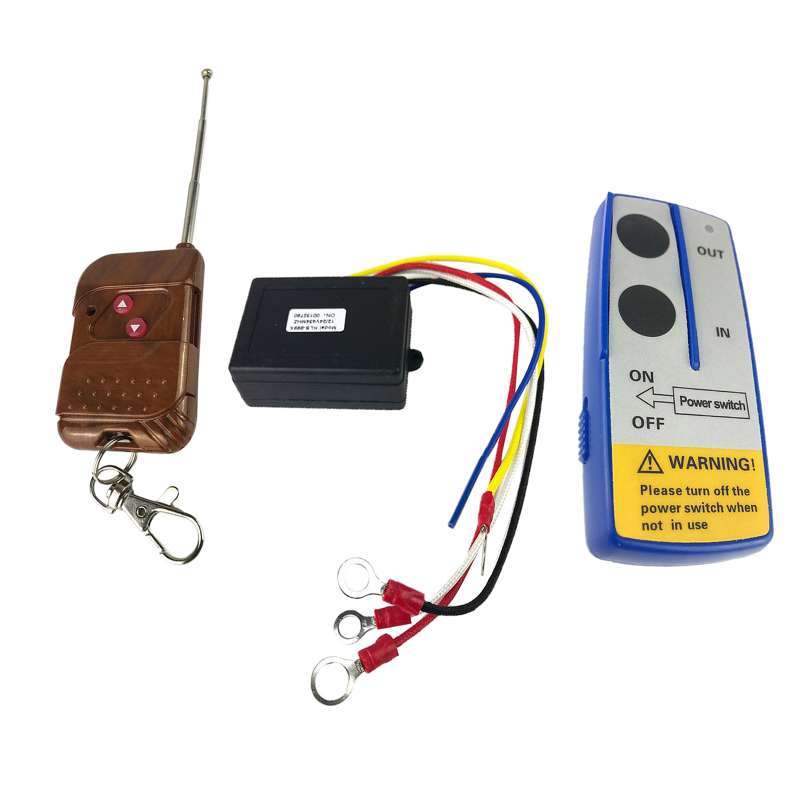 Jual 12V Electric Winch Wireless Remote Control System for Car Trailer ...