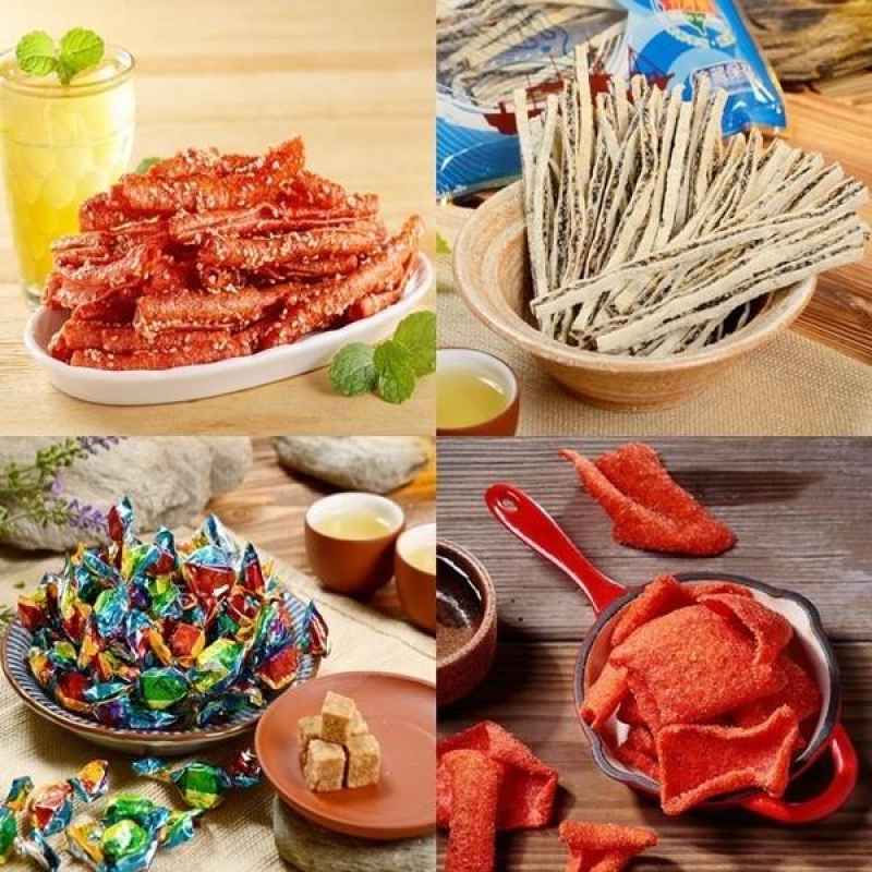 Jual [Hua De Aquatic Products] Ancient Snack 4 Pack Gift Box-A (big pig ...