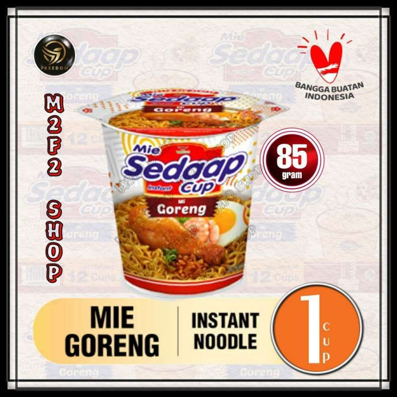 Jual Mie Sedaap Cup Instant Mi Goreng - 85 Gr (kemasan Satuan) Di ...