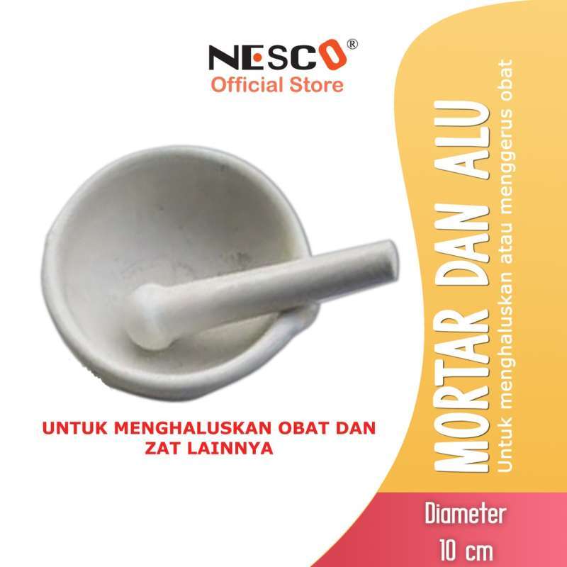 Jual Nesco Mortar 10cm, pestle Lumpang Alat Penumbuk di Seller ...