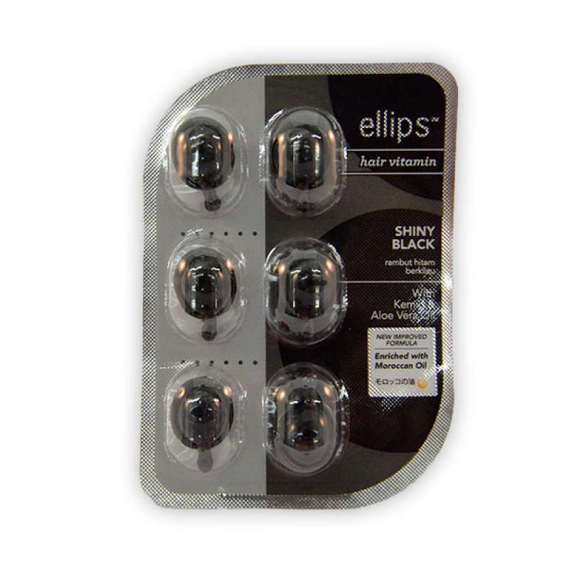 Jual ELLIPS HAIR VIT SHINY BLACK BLISTER di Seller Primo Citos ...