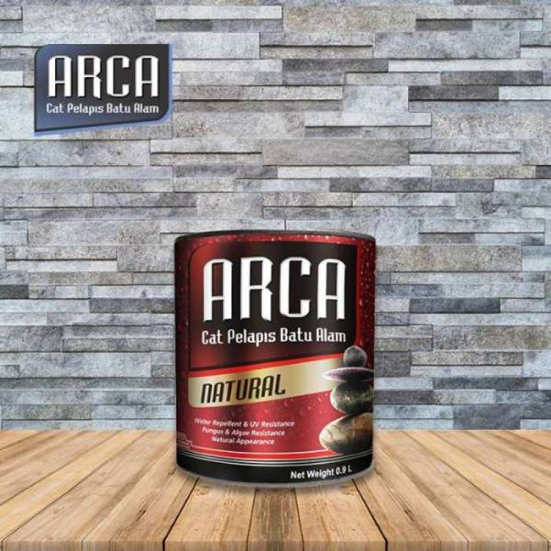 Jual ARCA stone coating pernis batu alam 1ltr (Natural) di Seller Anto ...