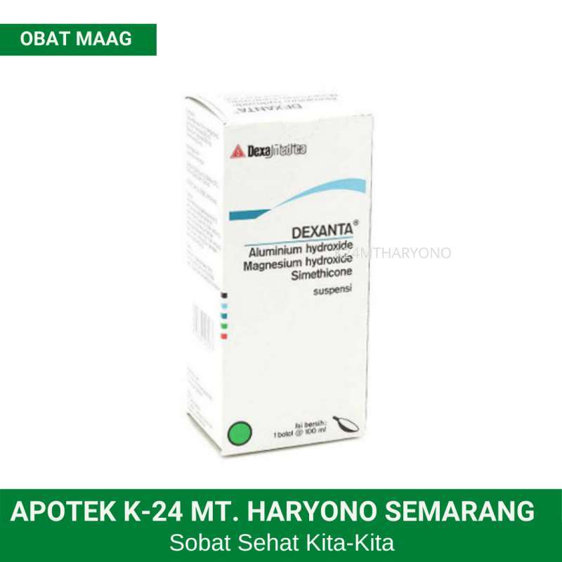 Jual Dexanta Sirup Suspensi 100 ML / Obat Maag Asam Lambung di Seller ...