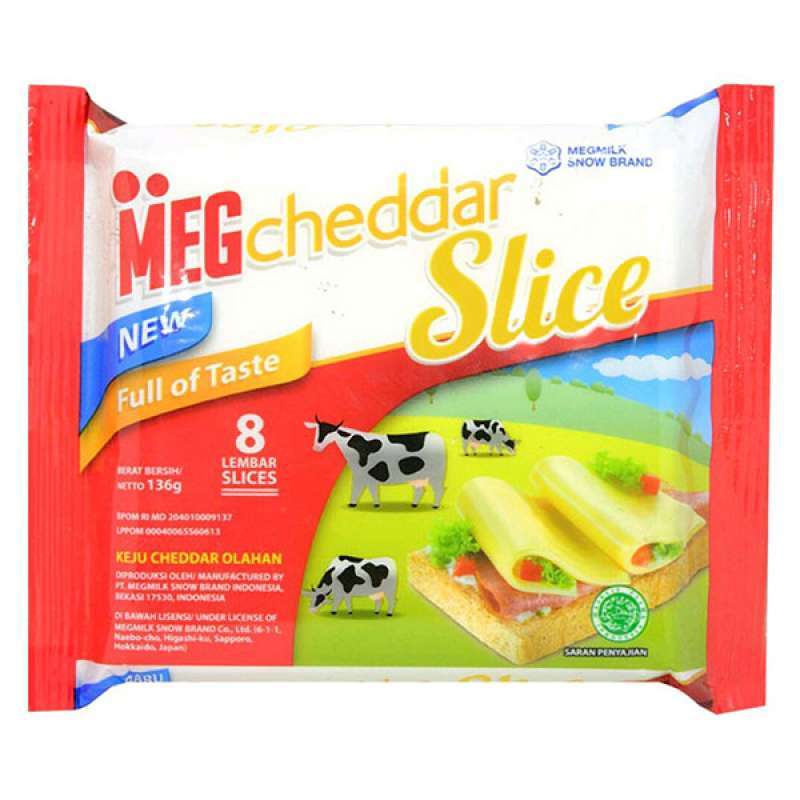 Jual MEG CHEDDAR CHS SLICE 8s di Seller Hypermart Panakukang Official ...