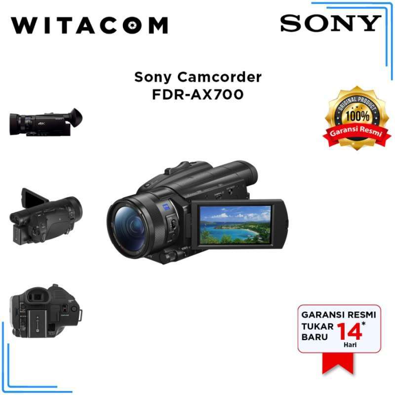 Jual WITACOM - Sony FDR-AX700 4K Camcorder / Sony AX700 - Garansi Resmi ...