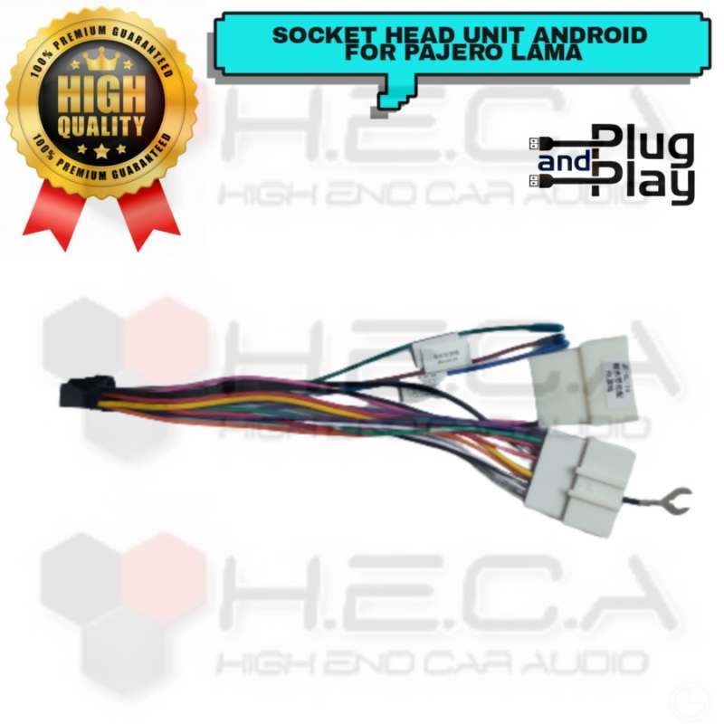 Jual Socket PNP MITSHUBISHI PAJERO LAMA Head Unit Android Plug And Play ...