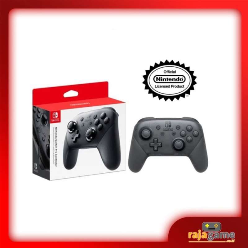 Promo Nintendo Switch Pro Controller Original Nintendo - Black Diskon ...