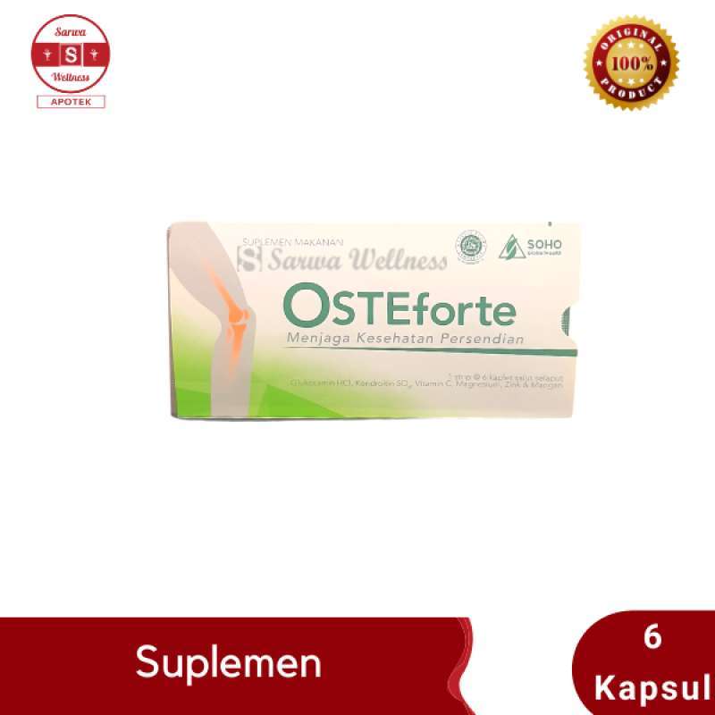 Jual Oste Forte Kaplet Obat Kesehatan [6 kaplet-strip] di Seller Apotek ...