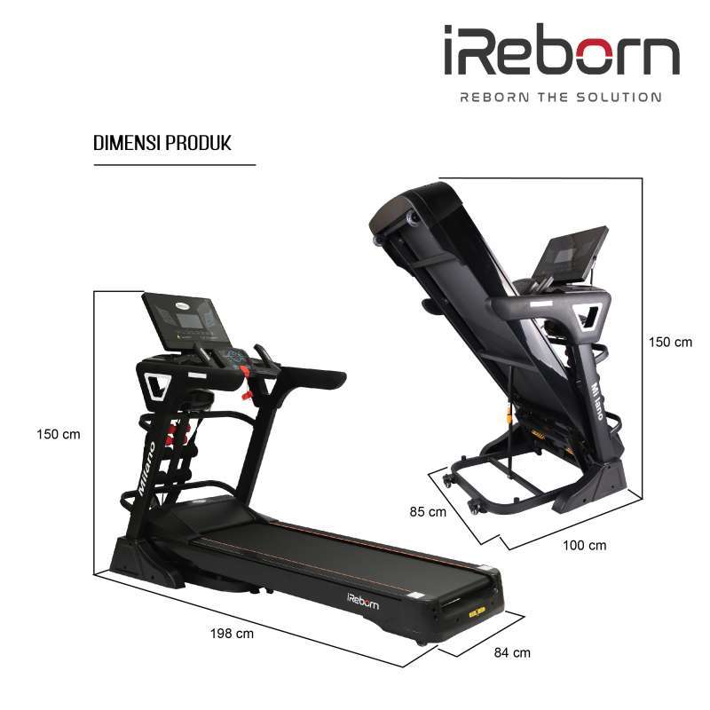 Promo Treadmill Elektrik Ireborn Milano Alat Fitness (jabodetabek ...