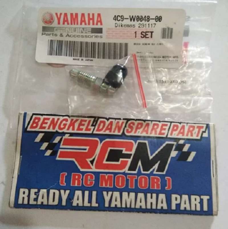 Jual Bleed Screw Kit Nepel Buat Angin Rem Kaliper Kepala Babi Cakram ...