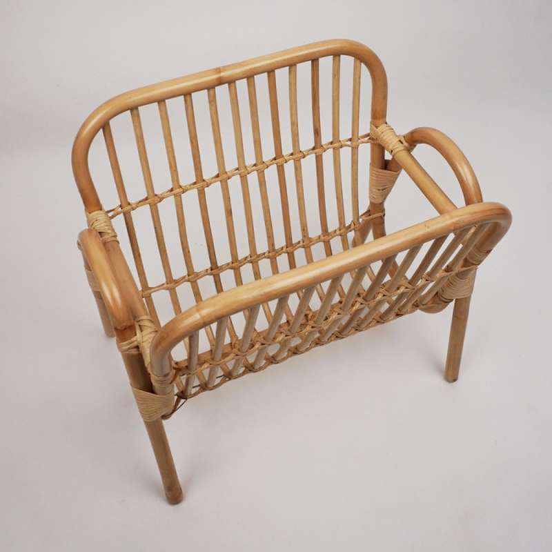 Jual Rak Rotan Majalah/Rattan Magazine Display/Rak Majalah Pula di ...