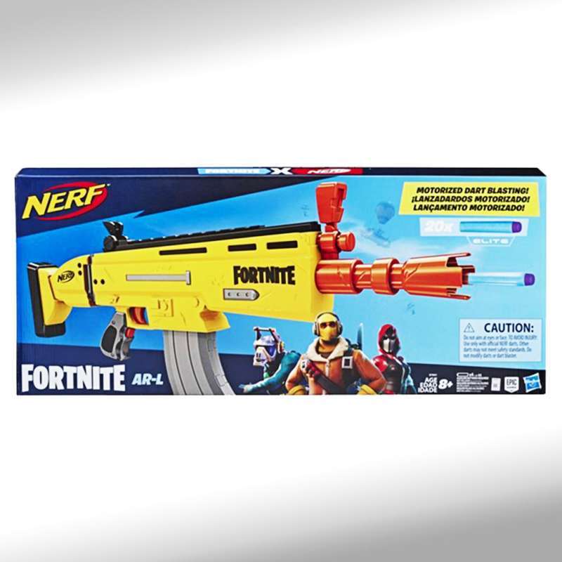 Jual Hasbro Nerf Fortnite Ar-l Arl Motorized Dart Blaster Permainan ...
